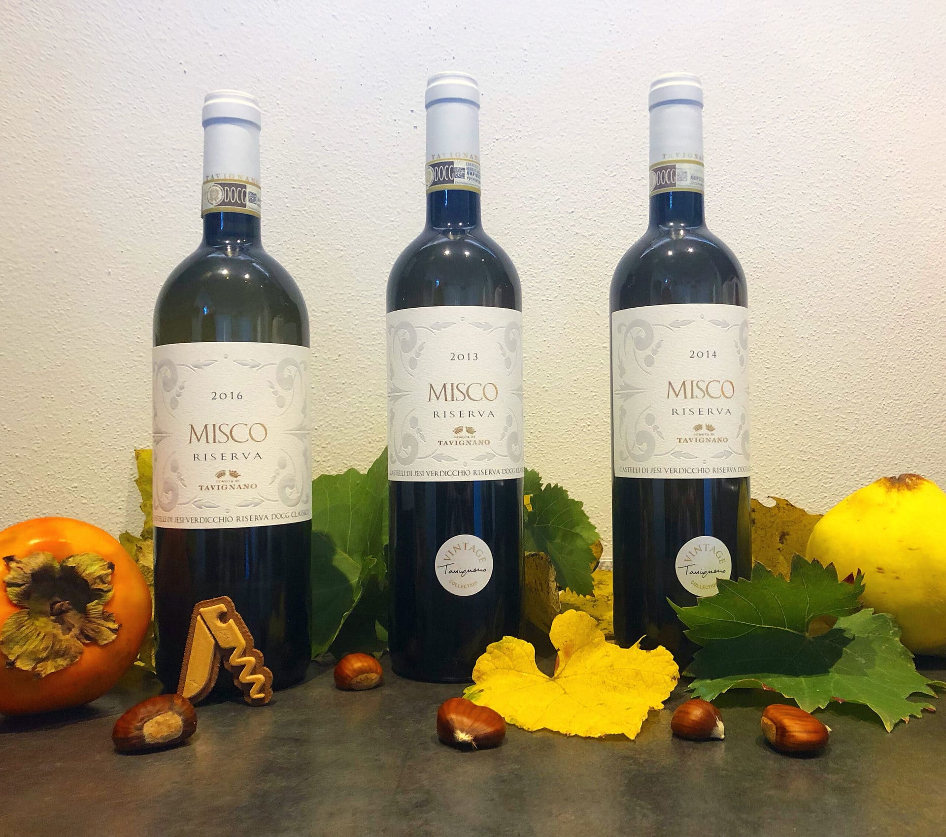 La verticale del Misco Riserva, il Verdicchio della Tenuta di Tavignano