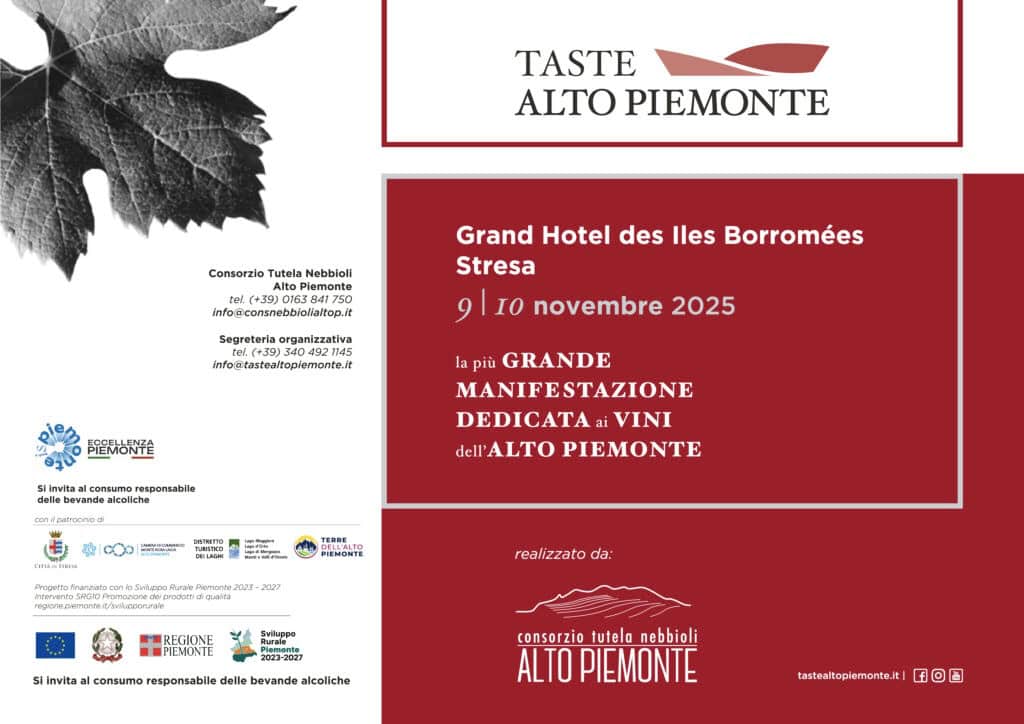 Taste Alto Piemonte 2025: alla scoperta dei Nebbioli delle Alpi ...